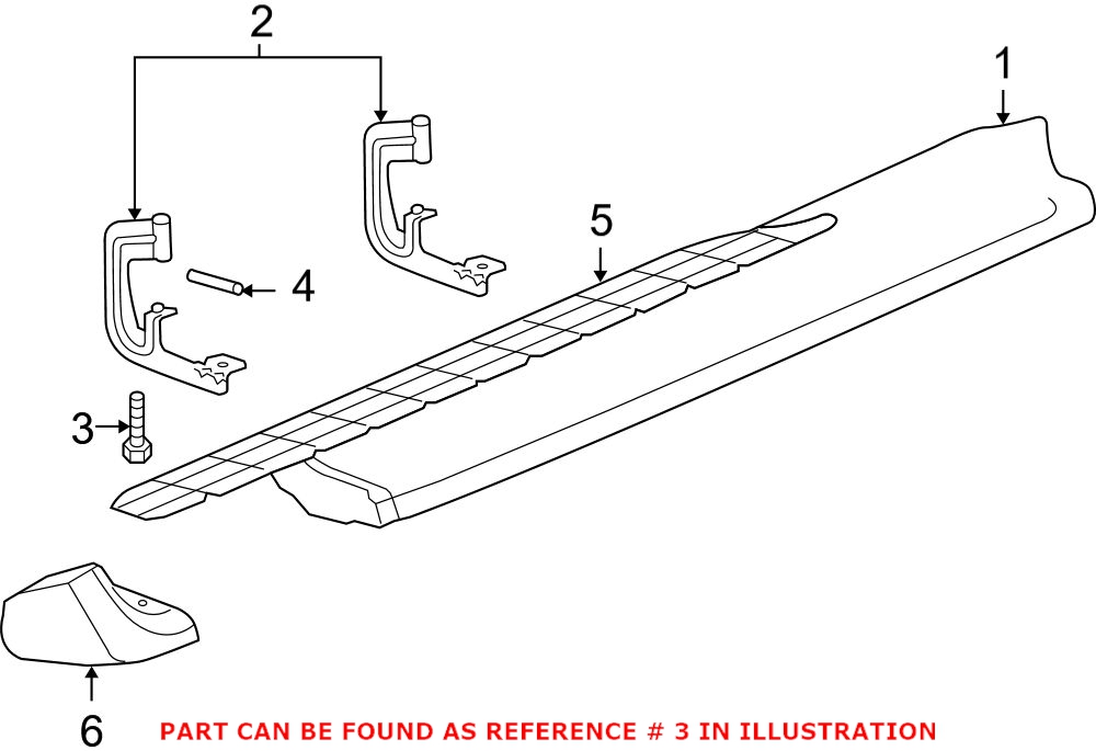Newparts > Radiators > Genuine Chevrolet 11609733 - Radiator Support ...