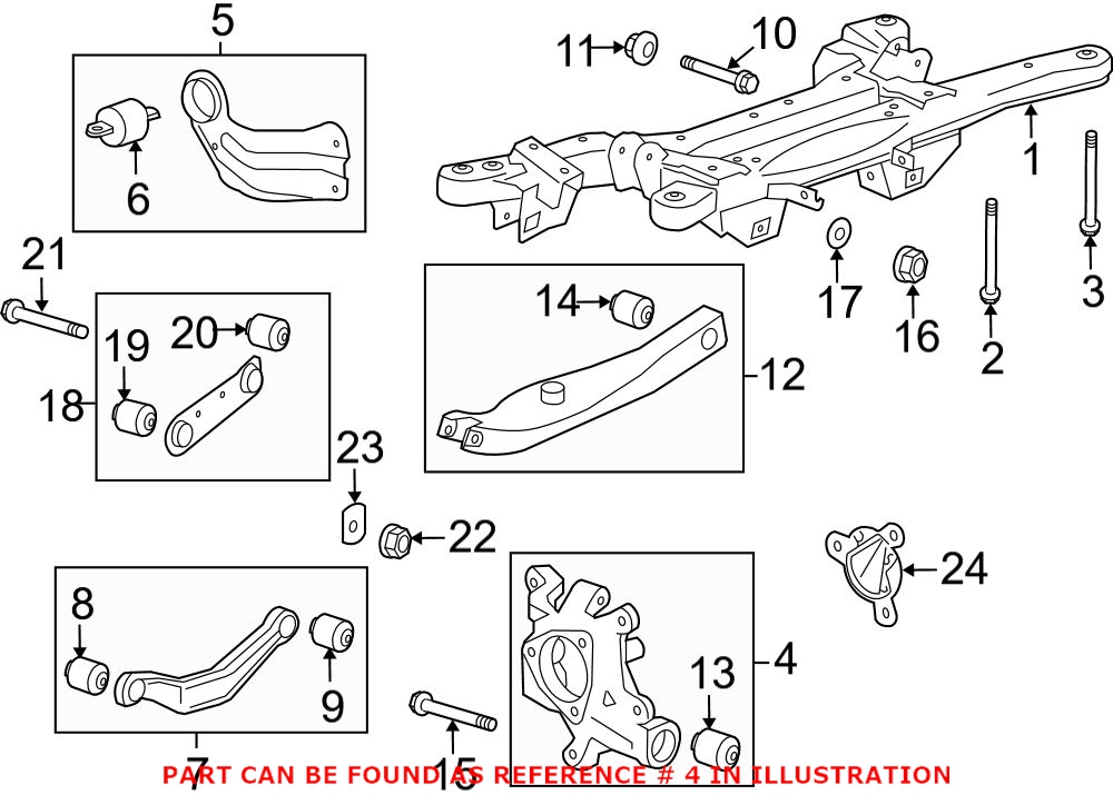 Genuine Chevrolet 23432049 - Suspension Knuckle (Rear Right)