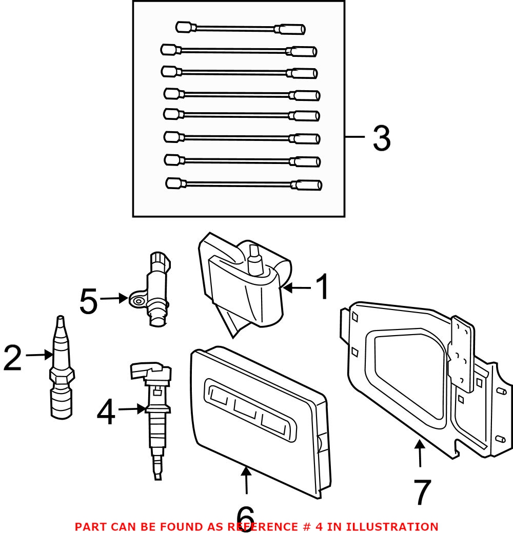 Genuine Dodge 56041584AF - Engine Camshaft Position Sensor