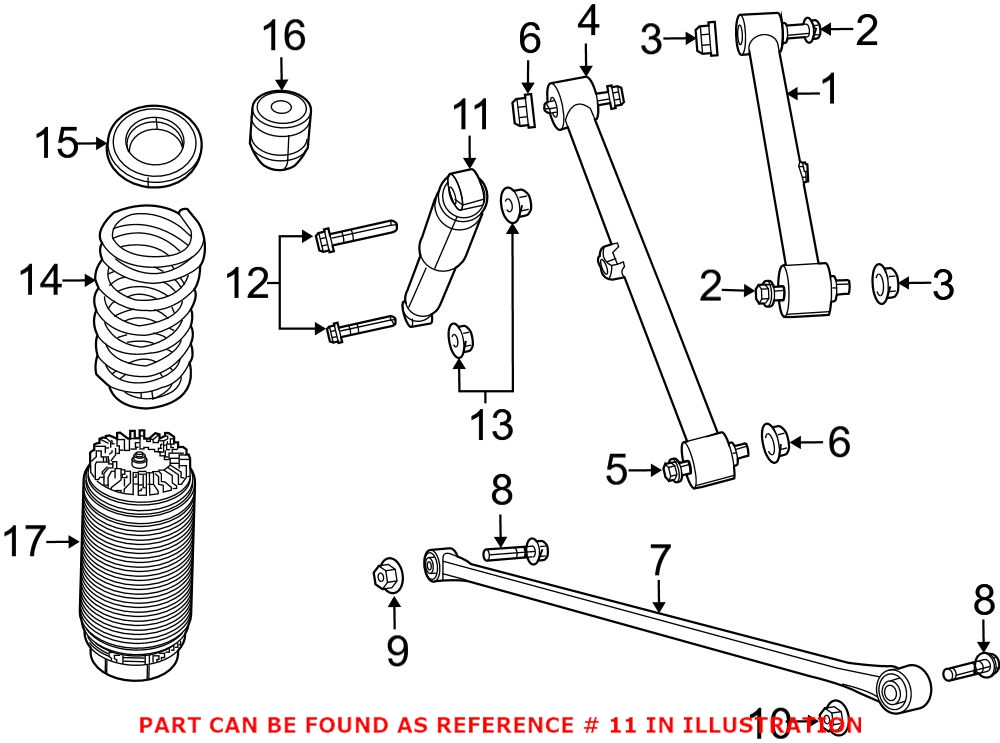 Newparts > Shocks & Struts > Genuine Ram 68216985AC - Suspension Shock ...