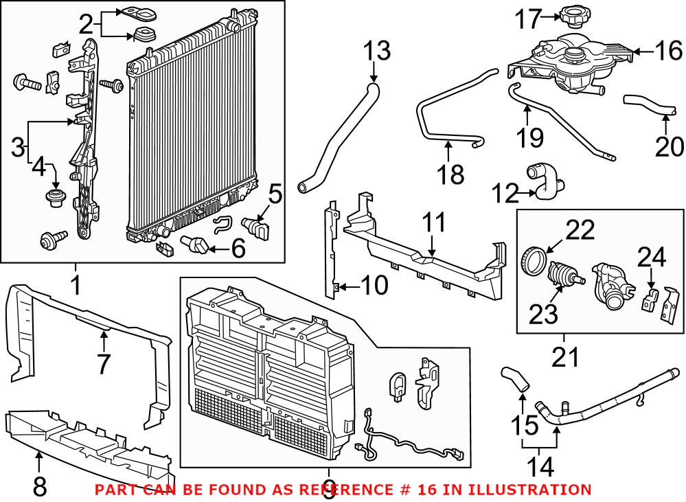 Newparts > Expansion Tanks > Genuine GMC 84388367 - Engine Coolant ...
