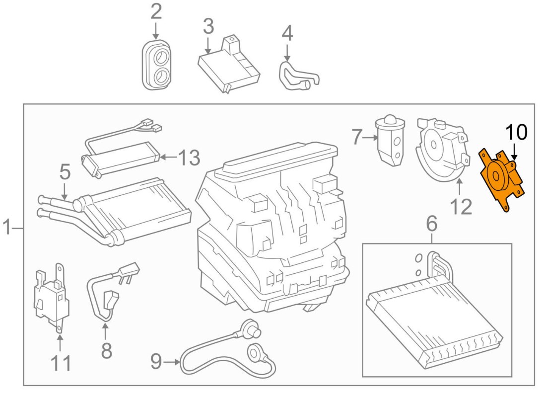 Newparts > Switches and Actuators > Genuine Toyota 8710612170 - HVAC ...