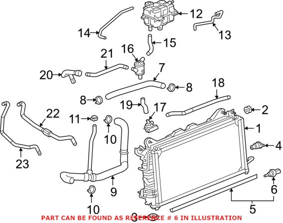 Genuine Chevrolet 25186240 - Engine Coolant Temperature Sensor